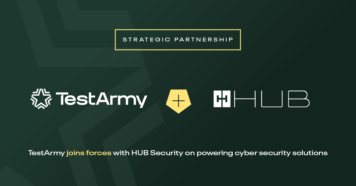 Testarmy Partners With Hub Security For Advanced Cyber Security Solutions Testarmy Quality