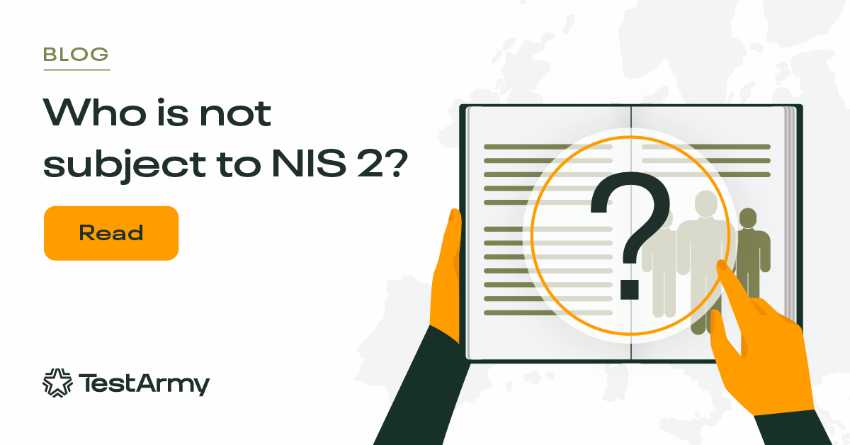 Who is not subject to NIS 2? - Testarmy - Quality Assurance and ...
