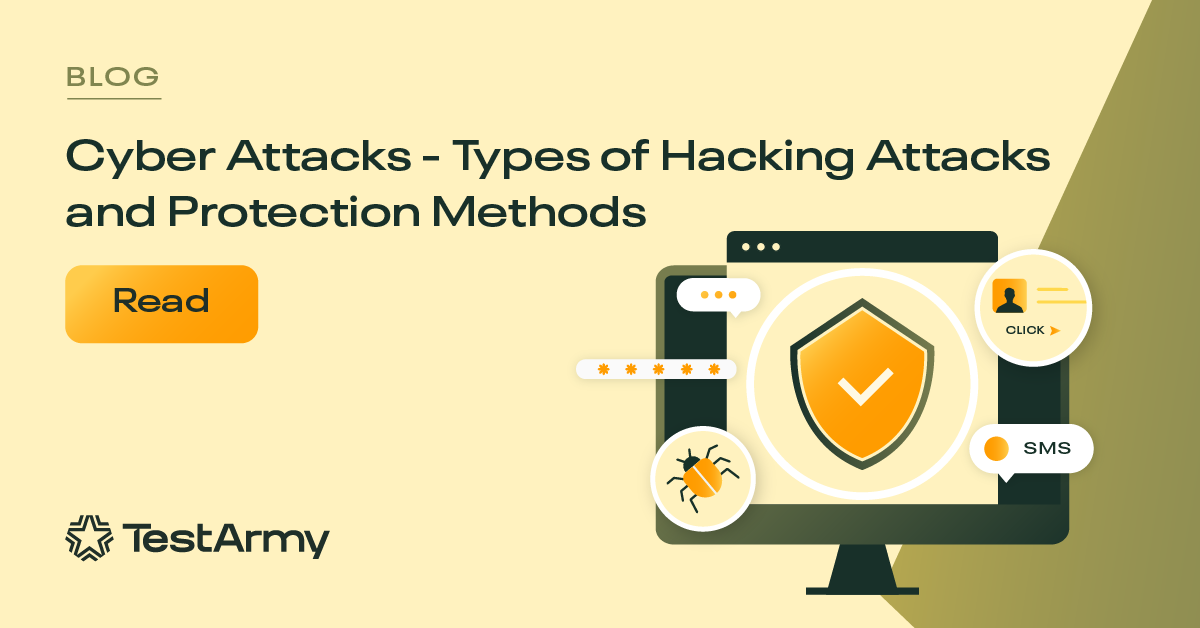 Cyberattacks: Types of hacker attacks and protection methods - Testarmy ...